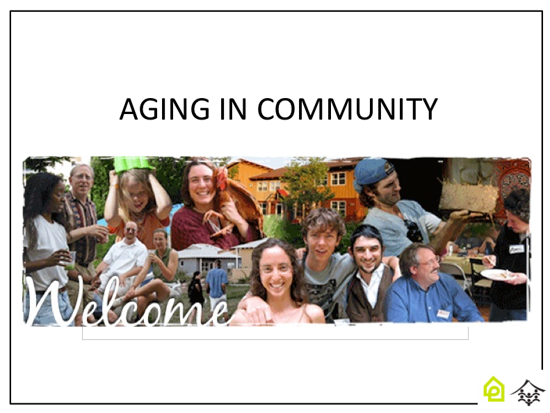 Aging in Community - Women for Living in Community