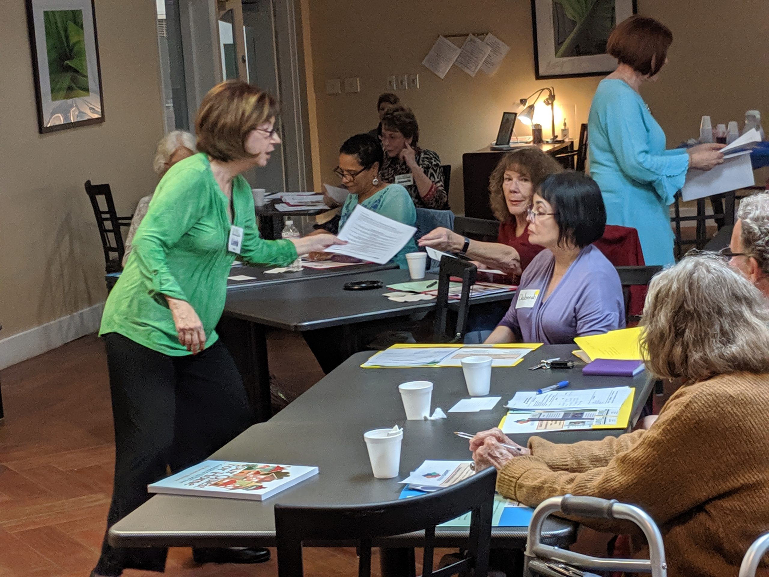 linda-and-marianne-in-crowd - Women for Living in Community