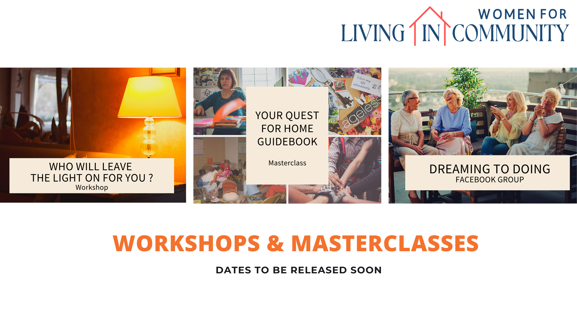 WEBSITE BANNER (Blog Banner) - Women for Living in Community